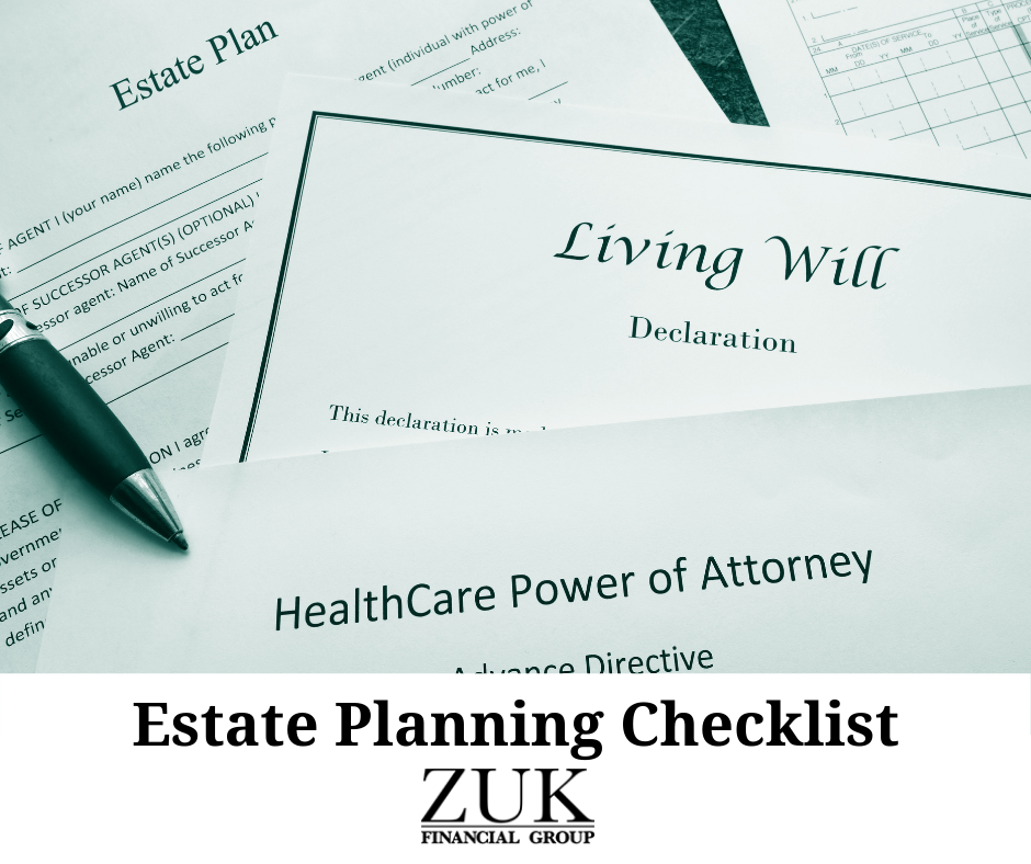 Estate Planning Checklist - Zuk Financial Group